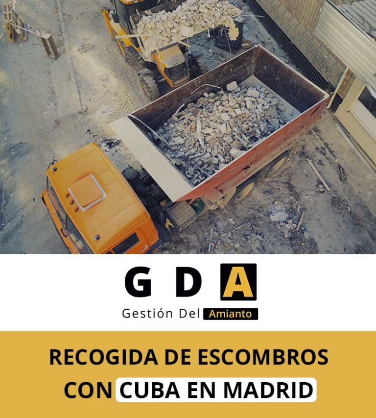 Recogida de Escombros Económico en Madrid con Contenedor | GDA